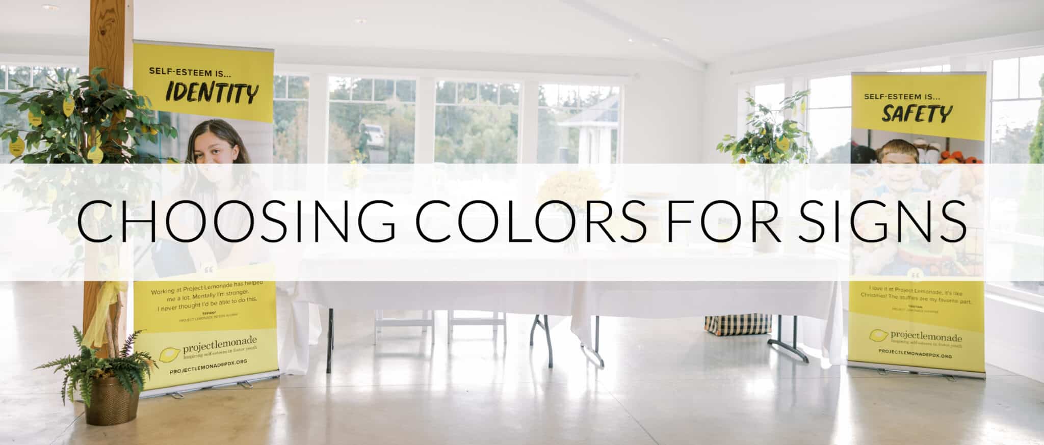 AnchorPointe Graphics - Choosing Colors for Signs